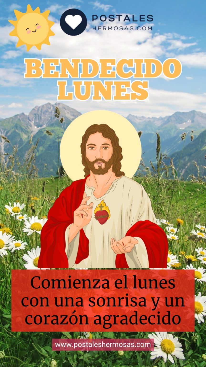 Imagenes de Feliz Lunes Buenos Dias Bendiciones Bonitas